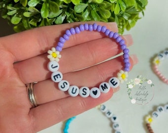 Jesus Loves Me Bracelet for Kids, Girl Identity in Christ Bracelet ...