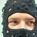 Black Distressed Balaclava Mask, Ski Mask. - Etsy