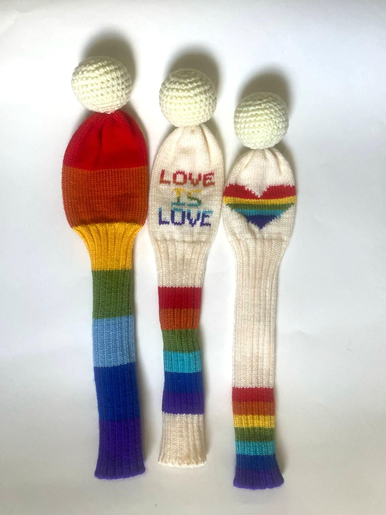 Golf Headcovers. Hand Knit Golf Club Head Covers Choose by Number ...