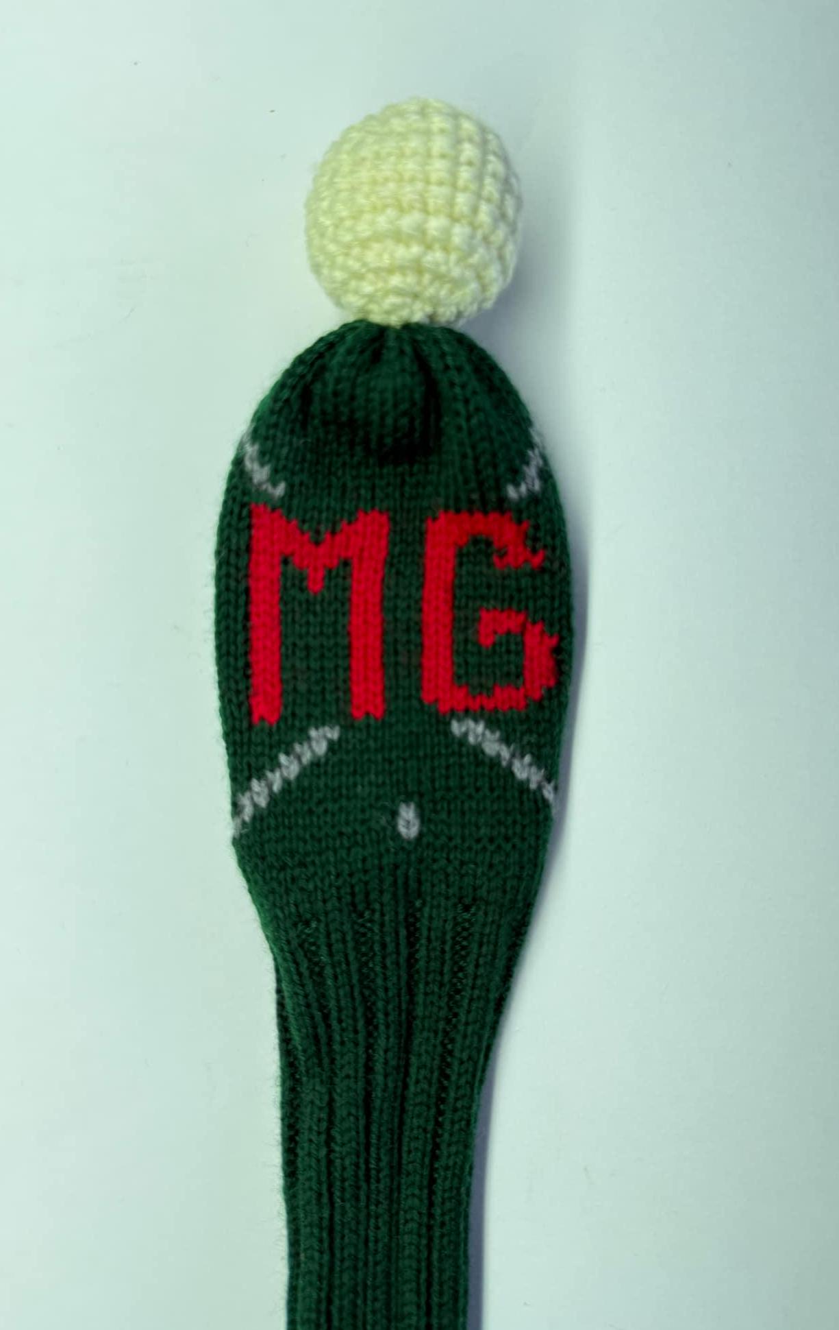 Custom Knit Golf Headcover With Initials. Personalized Golf Club Cover ...