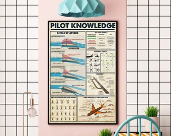 Pilot Knowledge Poster - Etsy