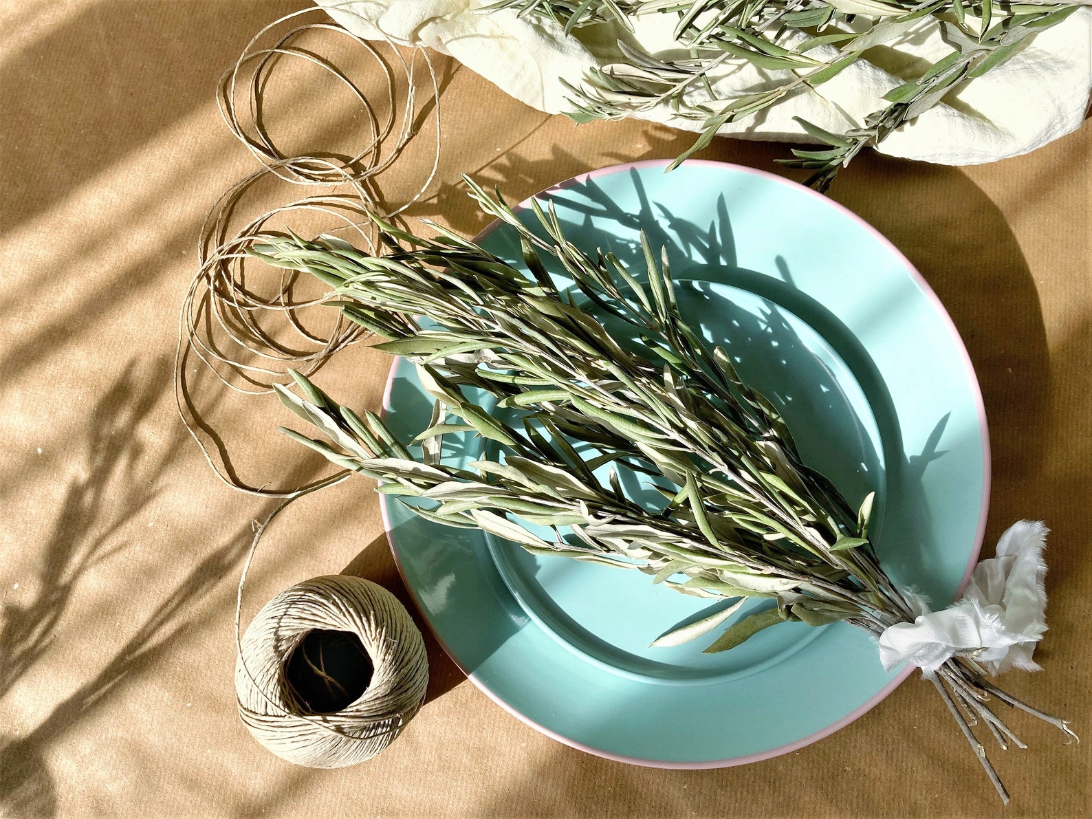 Olive Branches, Bunch of Olive Branches, Decorative Olive Stems , Dried ...