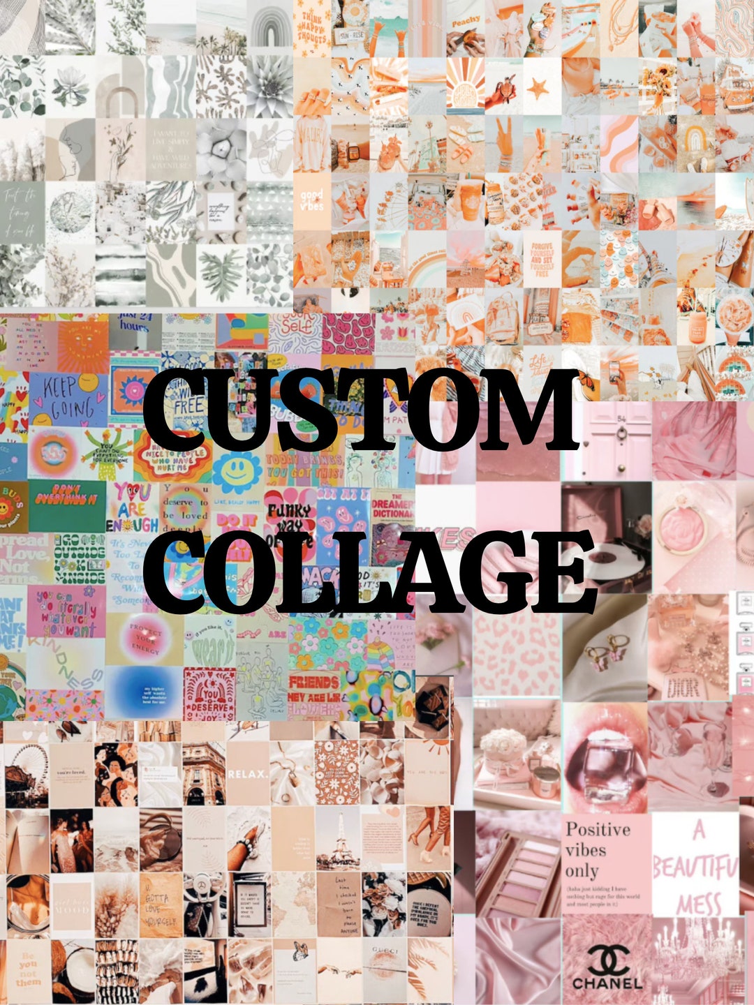 CUSTOM Digital Wall Collage Kit (50 PCS) - Etsy