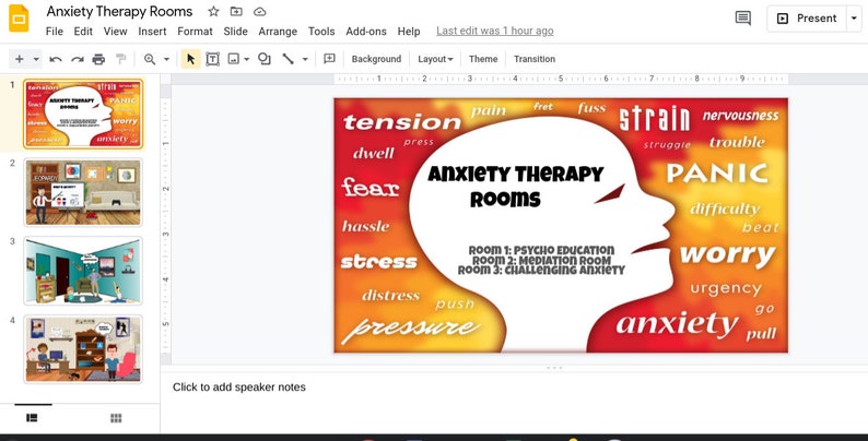 Virtual Therapy Offices Anxiety Resource Pack - Etsy