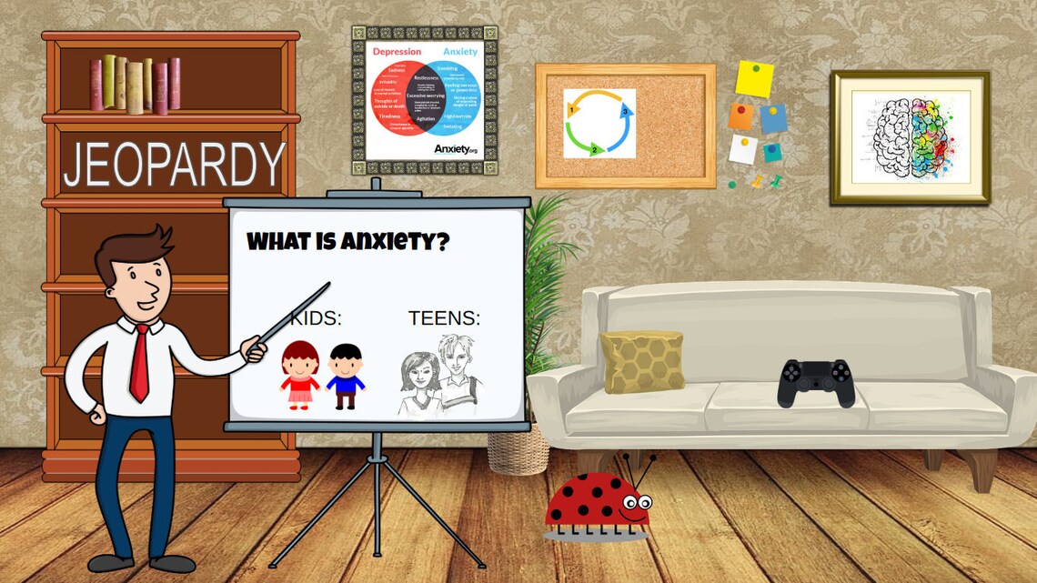 Virtual Therapy Offices Anxiety Resource Pack - Etsy