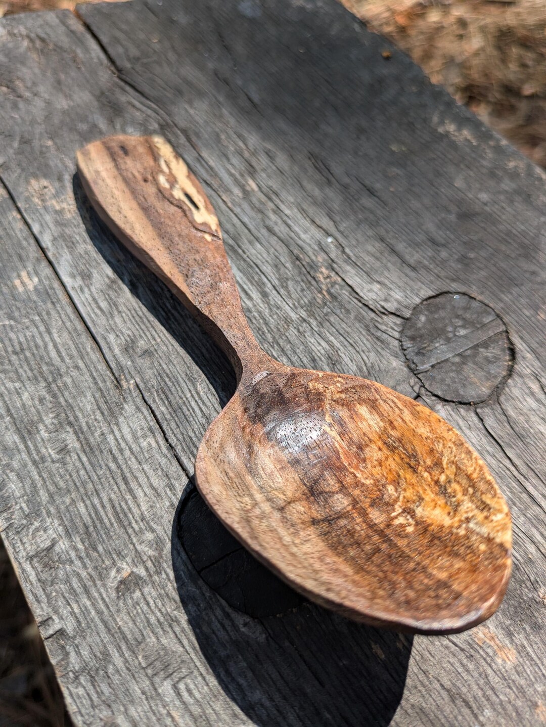 Hand Carved Walnut Eating Spoon - Etsy