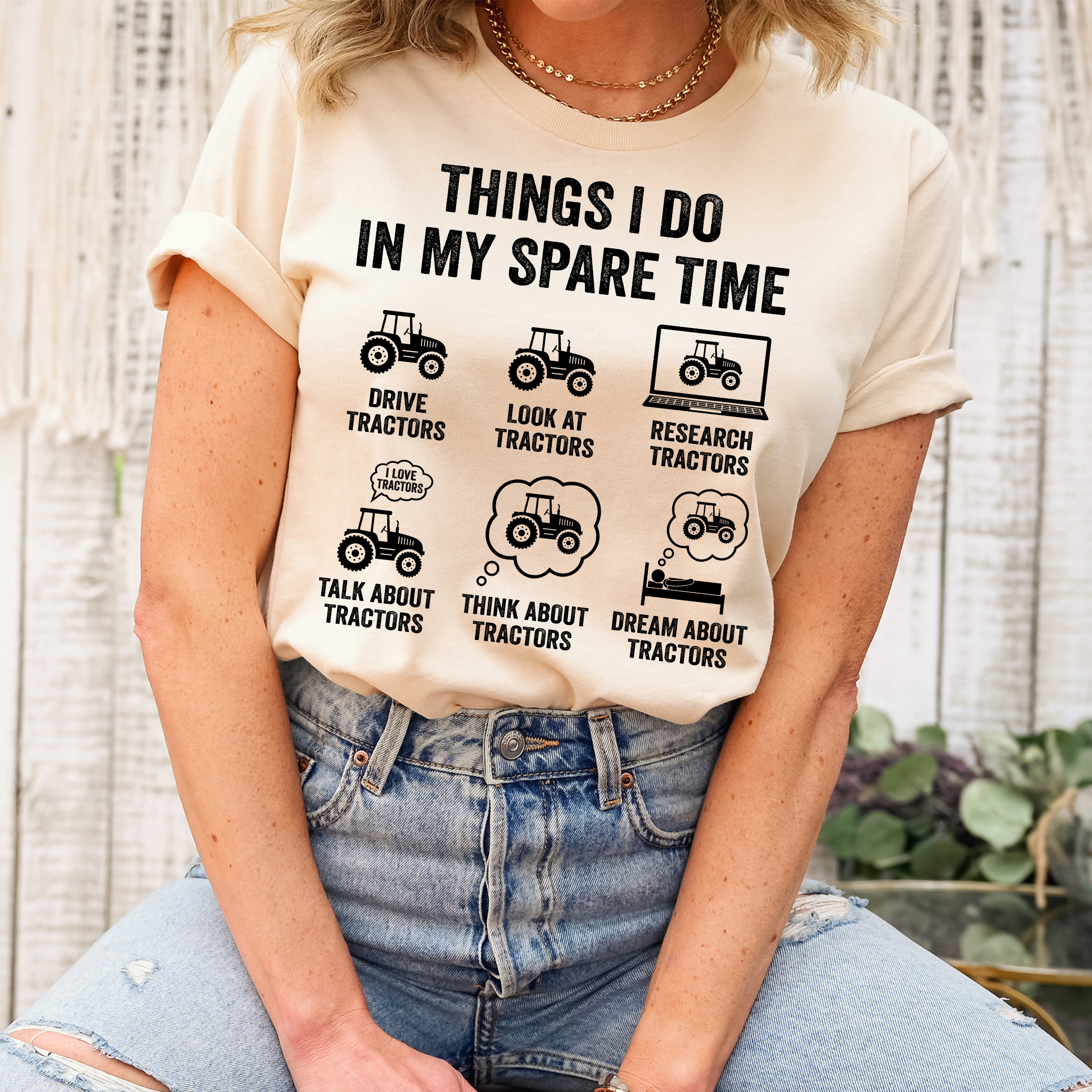 Funny Tractor Lover T-shirt, Tractor Owner Shirt for Men, Tractors Tee ...