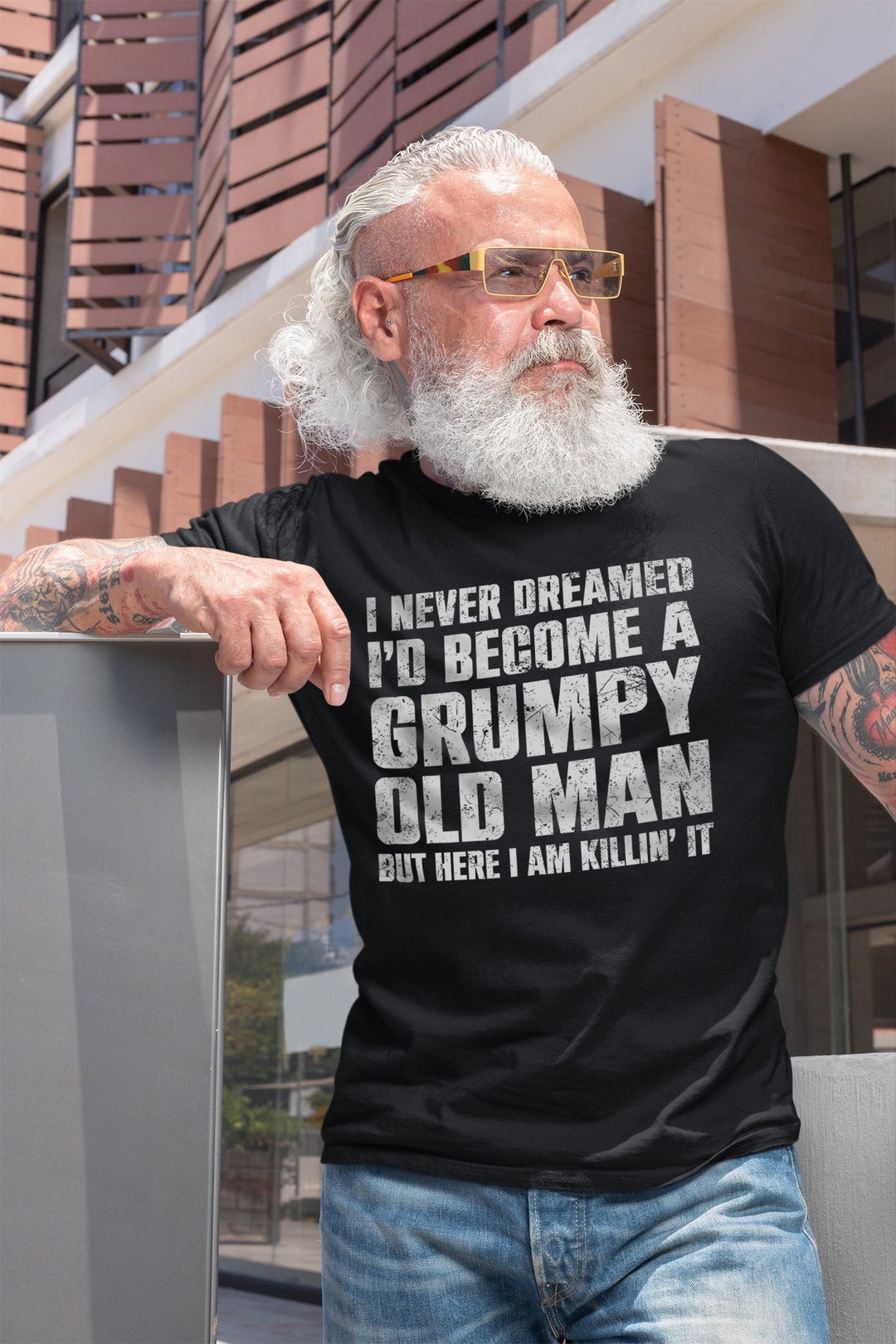 Grumpy Old Man Shirt From Wife, Dad Gift From Daughter, Funny Pop Gift ...