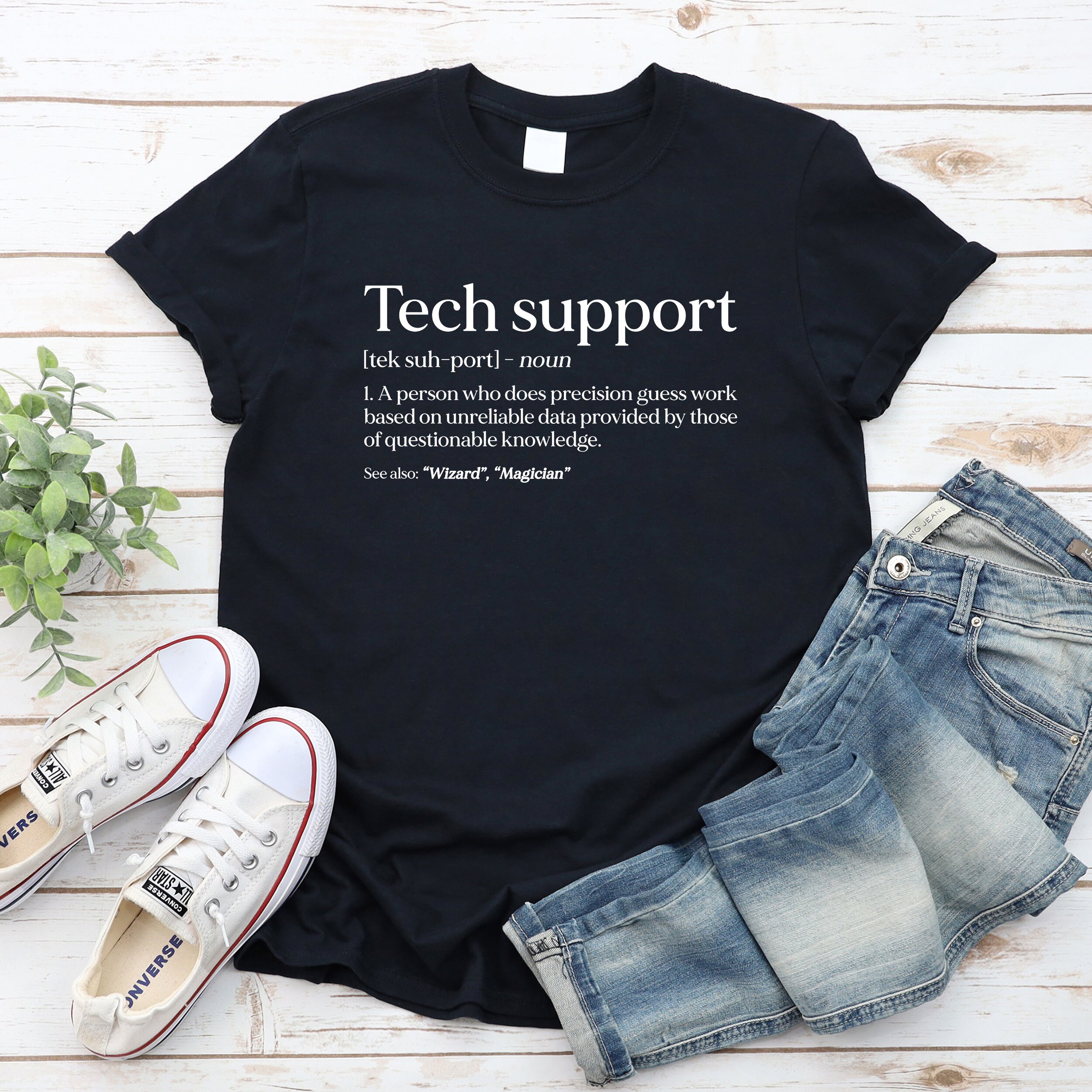 Tech Support Tee for Men, It Support Men's Gifts, Husband Admin T-shirt ...
