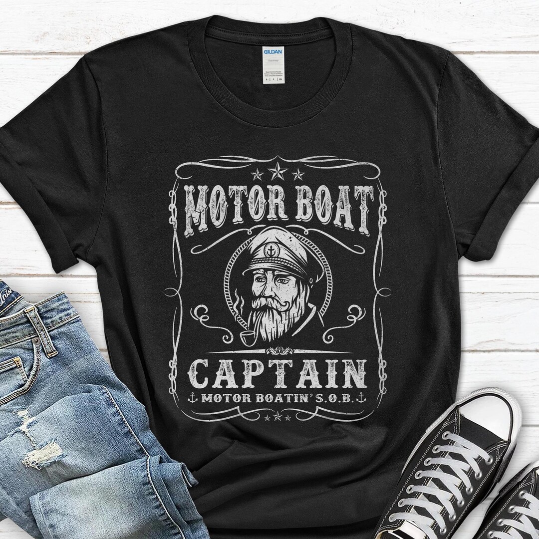 Motor Boat Lover Shirt for Him, Sailing Shirt for Men, Boating Tee for ...