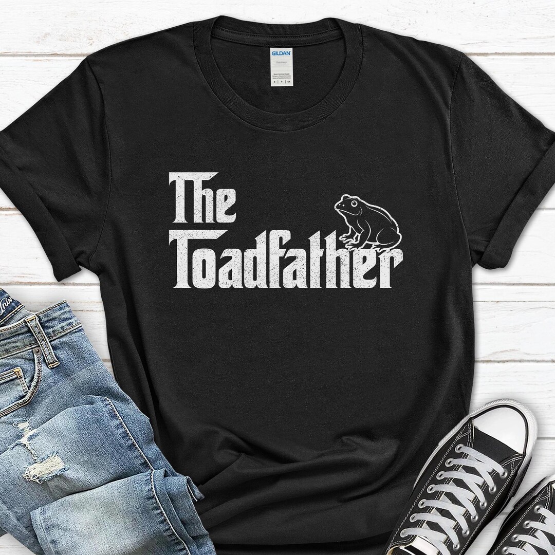 Toad Dad Shirt for Men, Toadfather Men's T-shirt, Animal Lover T-shirt ...