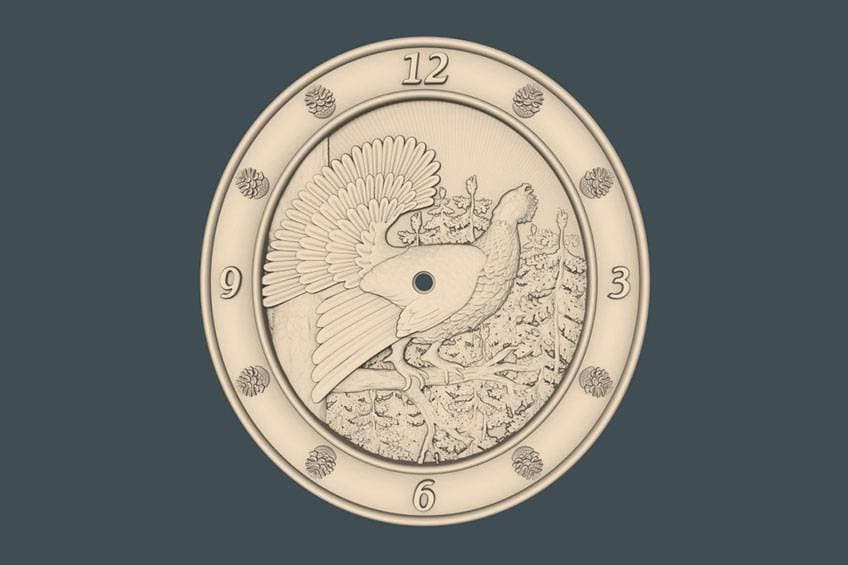 Clock samples CNC files CNC wood CNC wooden clock | Etsy