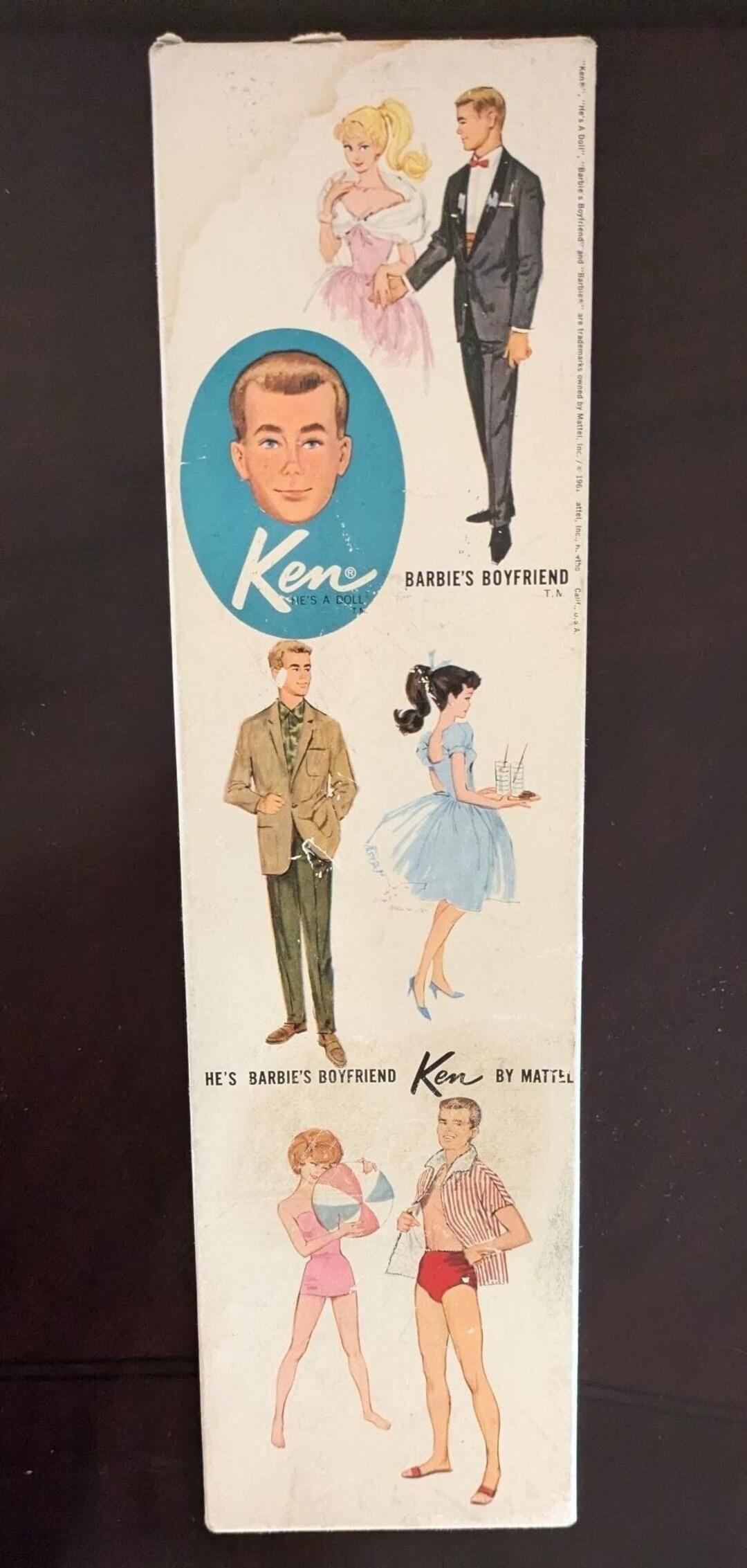 1962/1963 Mattel Blonde Ken Doll in Original Box - Etsy