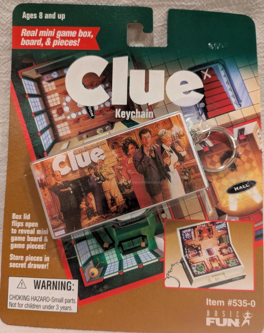 Clue Game Replica Keychain - Etsy