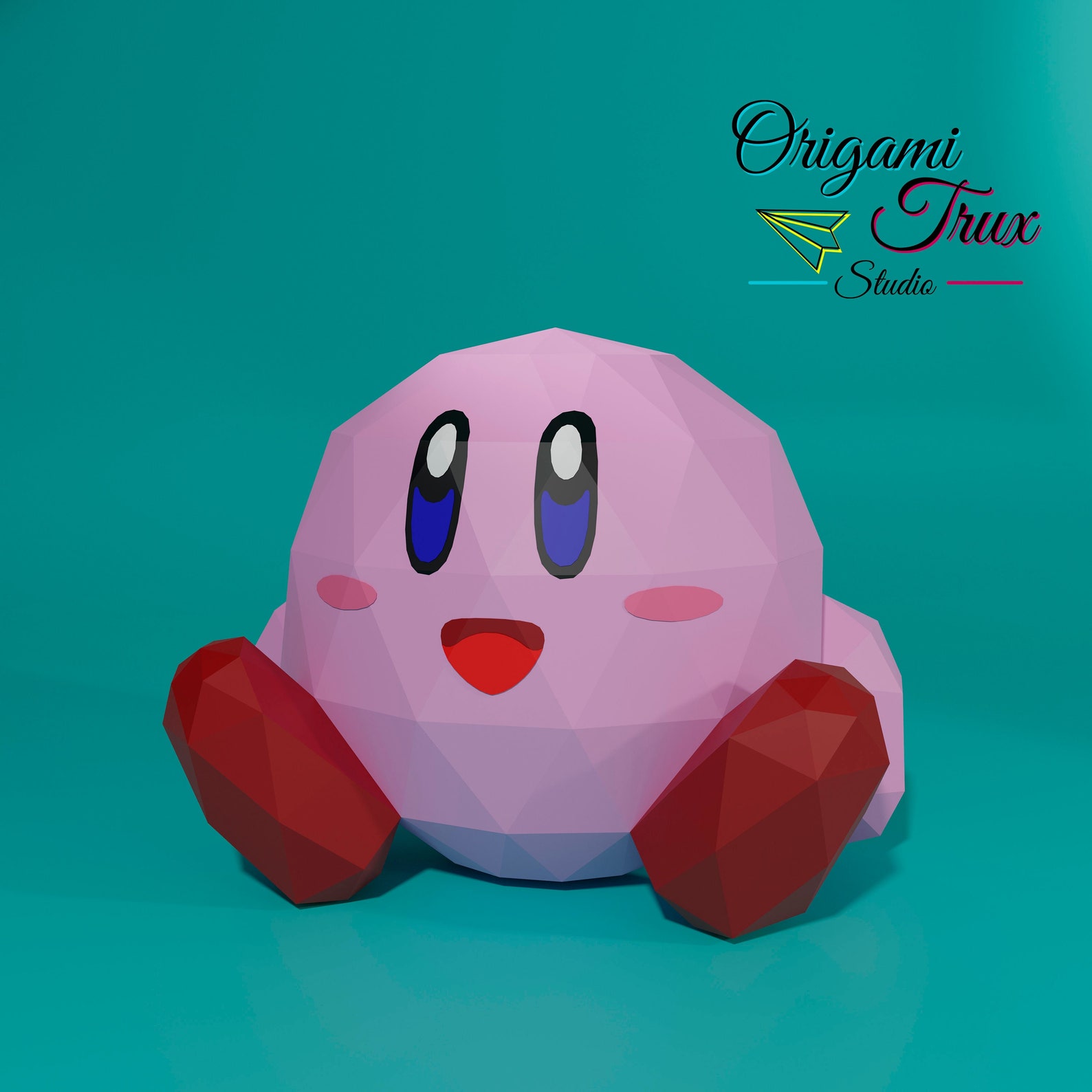 Kirby Papercraft Template A4 - Etsy