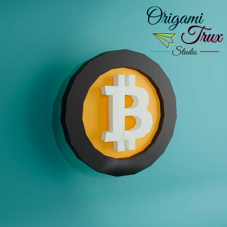 Ethereum and Bitcoin Papercraft Template A4 - Etsy