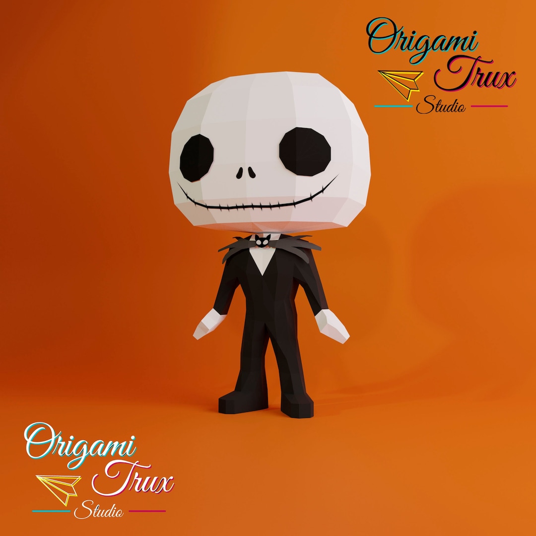 Jack Skellington Papercraft Template A4 - Etsy