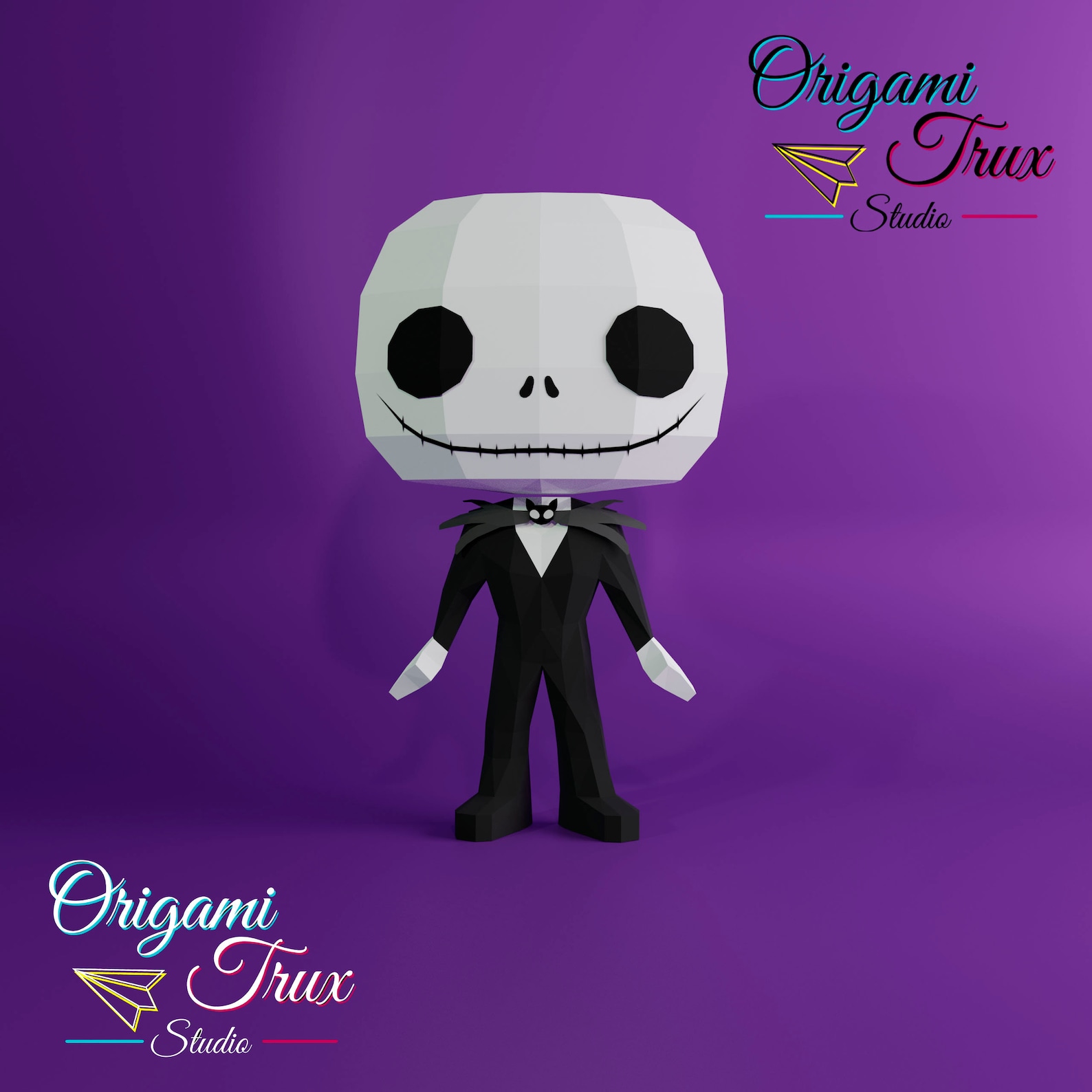 Jack Skellington Papercraft Template A4 - Etsy