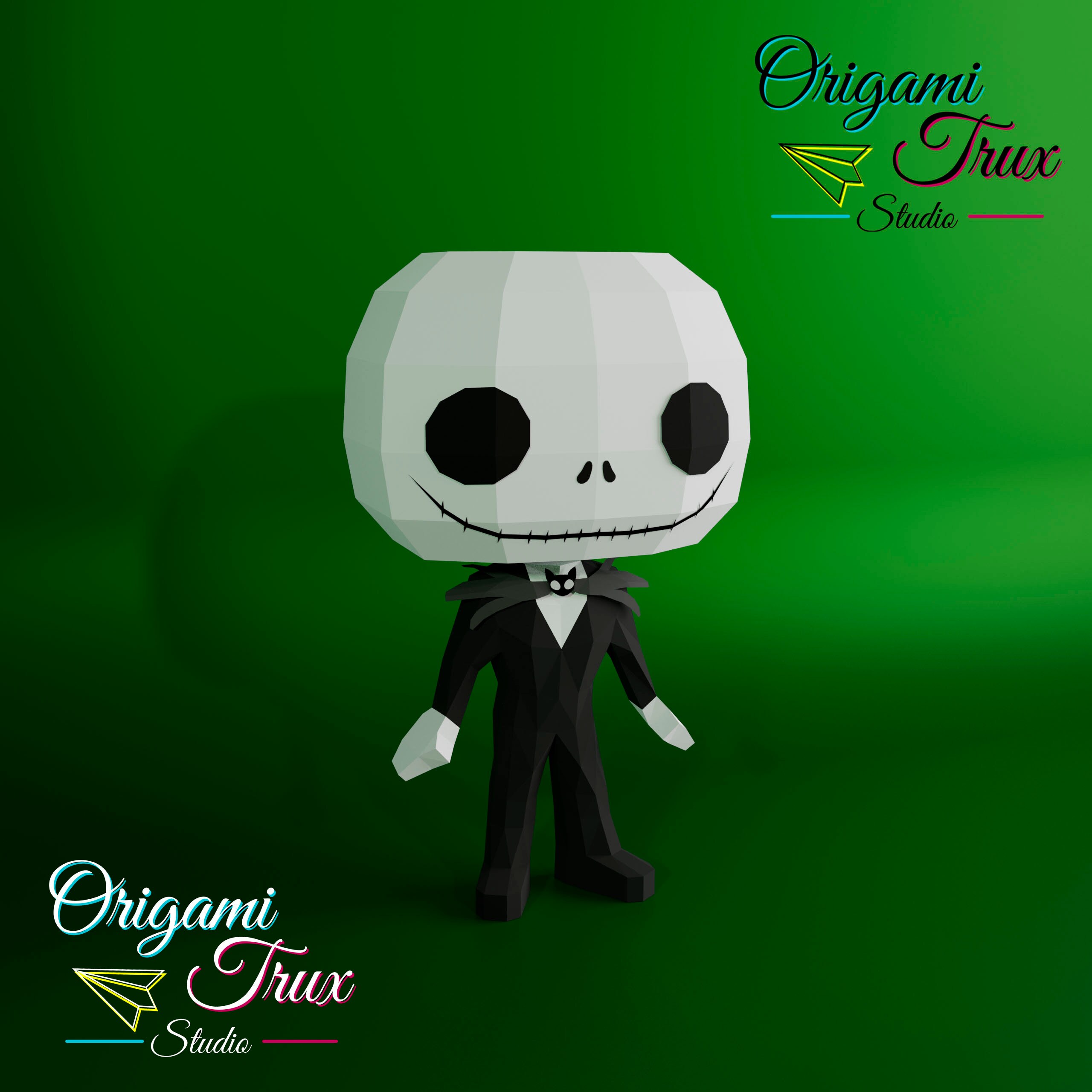 Jack Skellington Papercraft Template A4 - Etsy