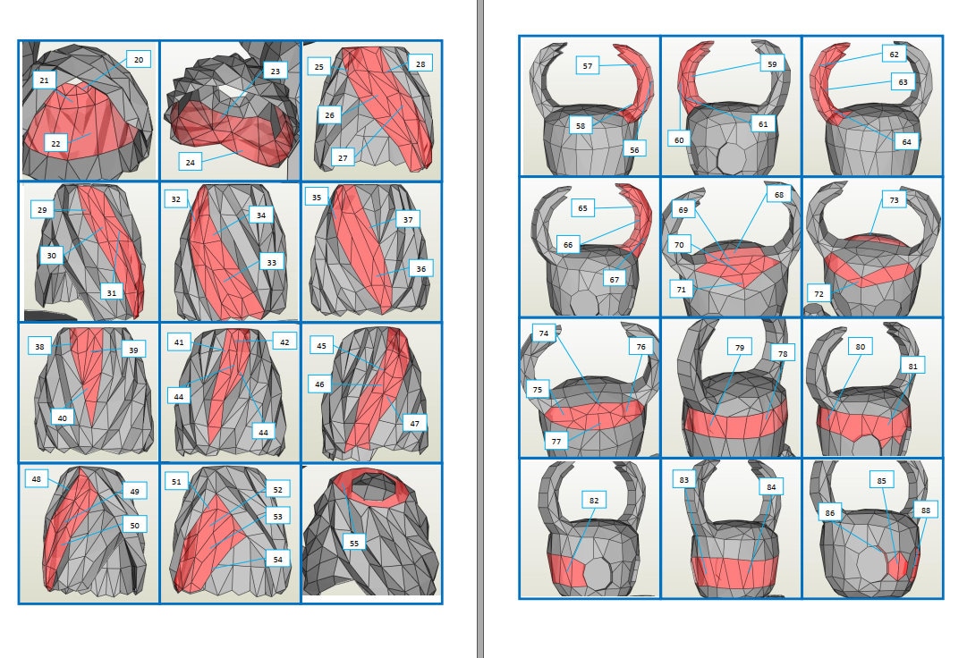 Hollow Knight Papercraft Template A4 - Etsy