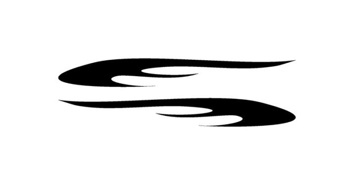 Set of 2 Tribal Flame Vinyl Decals Truck Motorcycle Tank Car - Etsy