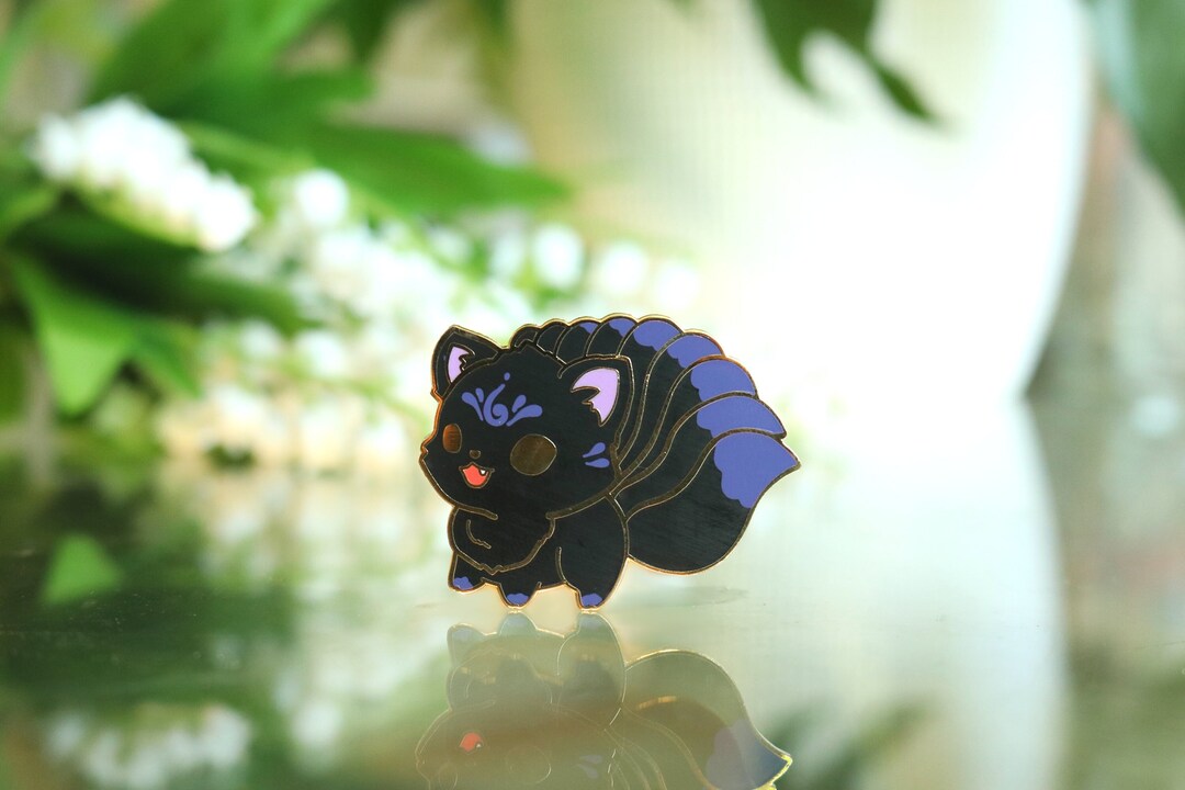 Nogitsune Spirit Fox Mini Myths Enamel Pin - Etsy