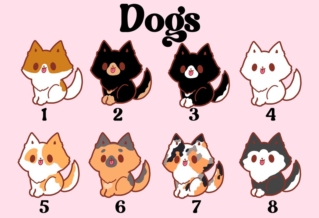 Cute Dog Enamel Pin Mini Filler Lapel Pins - Etsy