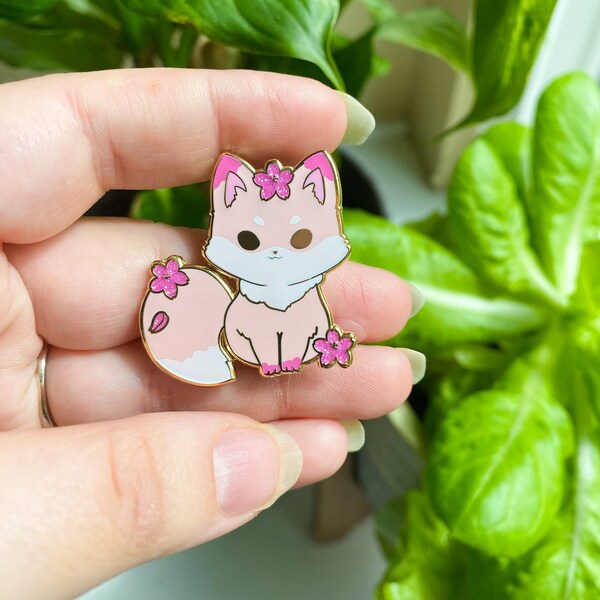 Fox Enamel Pin - Etsy