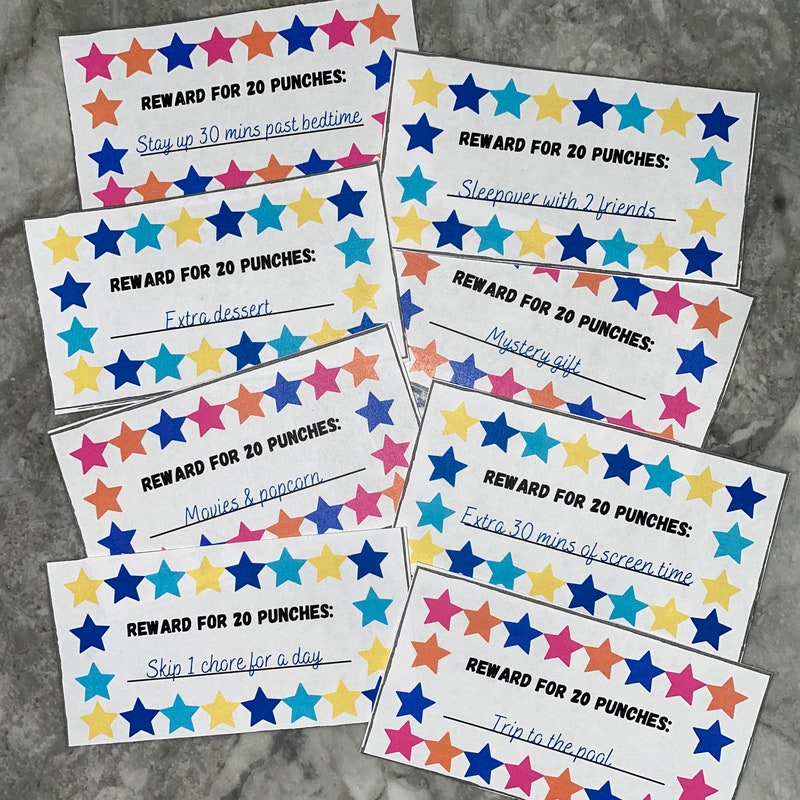Reward Cards - Etsy