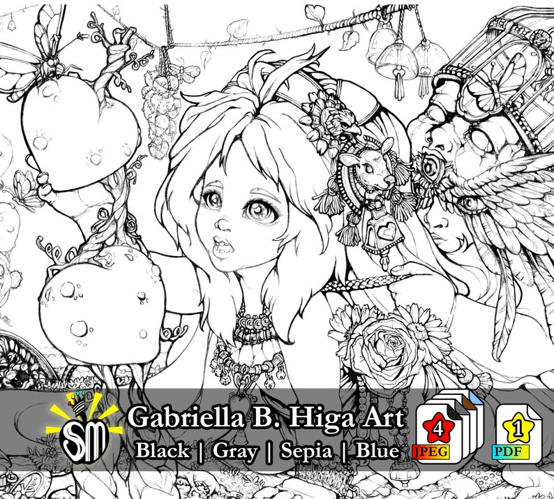 Joy and Eagle Sprite Might Art by Gabriella B. Higa - Etsy