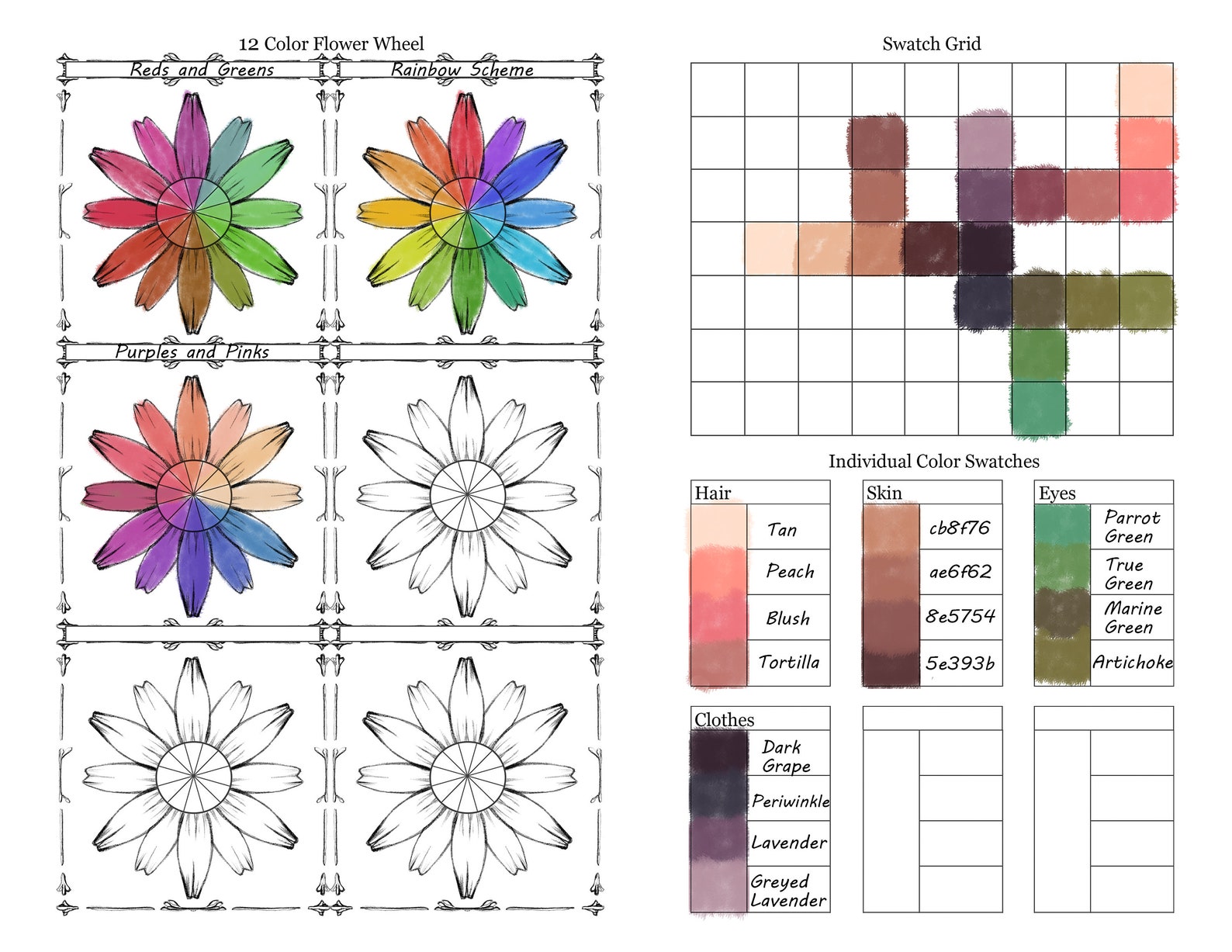 Girls Color Practice 01 Sprite Might Art by Gabriella B. - Etsy