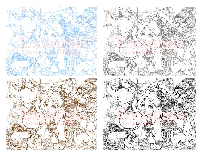 Joy and Eagle Sprite Might Art by Gabriella B. Higa - Etsy