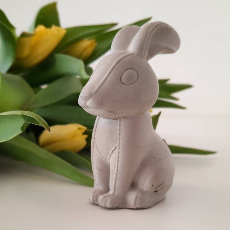 Betondeko Tiere aus Beton Betonhase Betonosterhase - Etsy.de