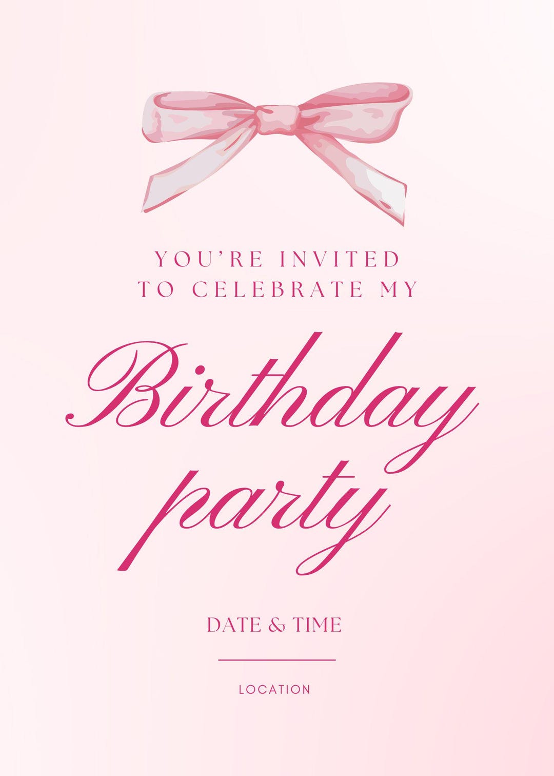 Birthday Invitation - Etsy