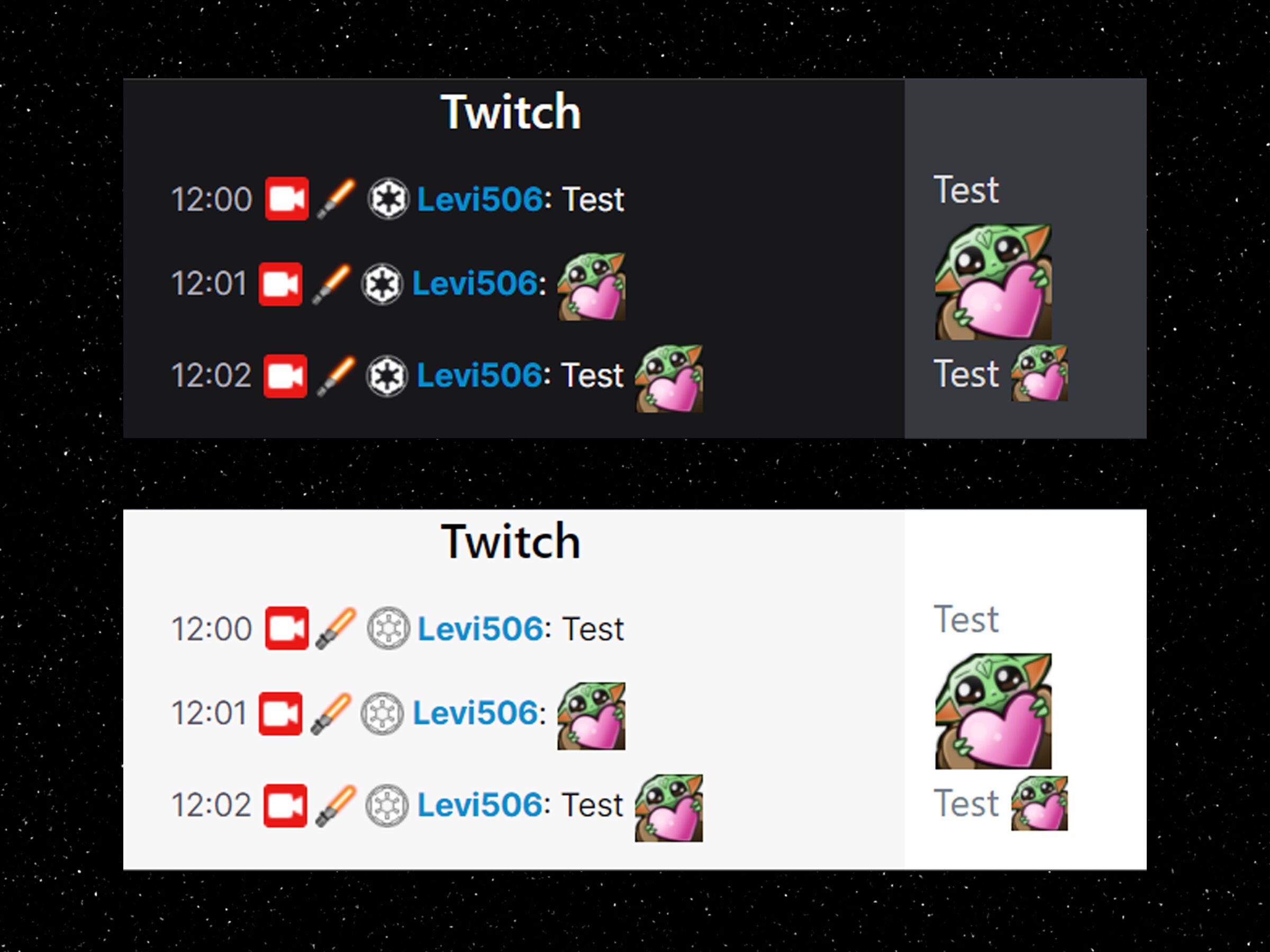 Twitch/discord Emotes Star Wars, Grogu, Baby Yoda, Mandalorian ...