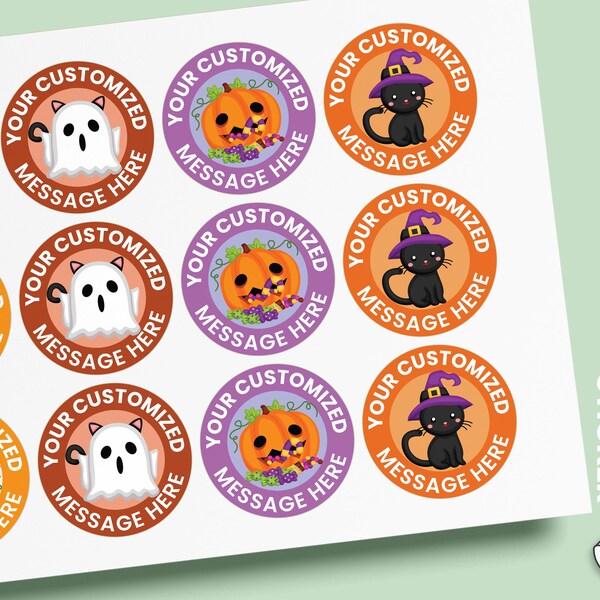 Halloween Stickers - Etsy