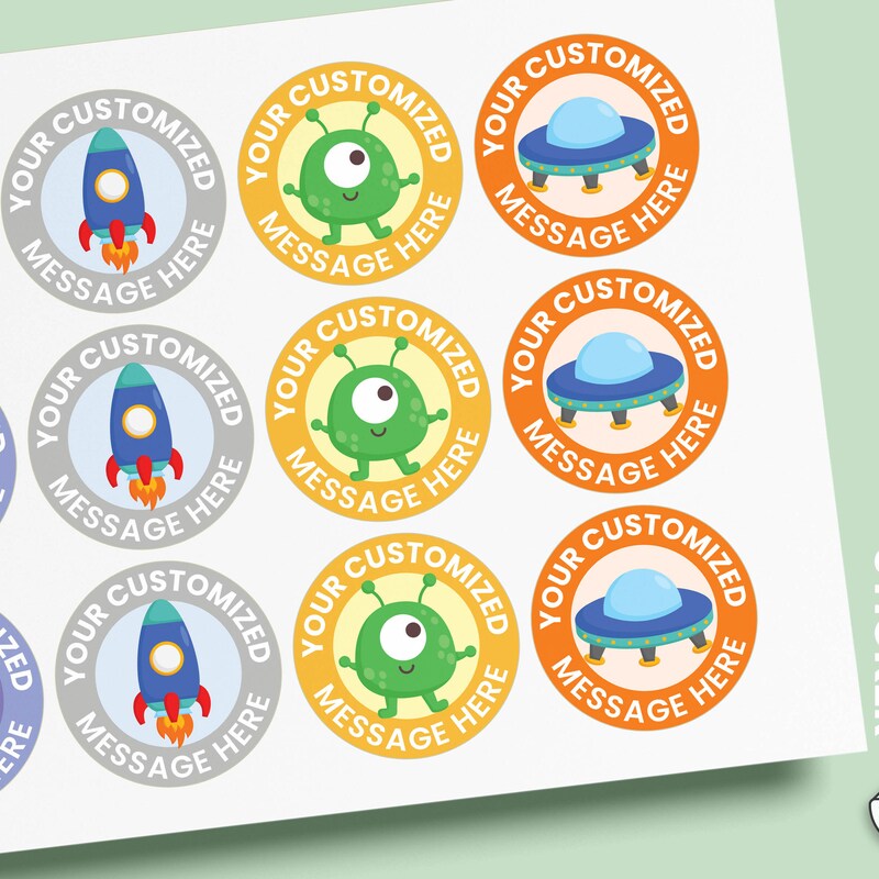 Space Stickers - Etsy