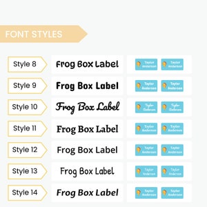 Ocean Name Label Pack 64~96 Pcs,waterproof Labels,daycare Labels,school ...