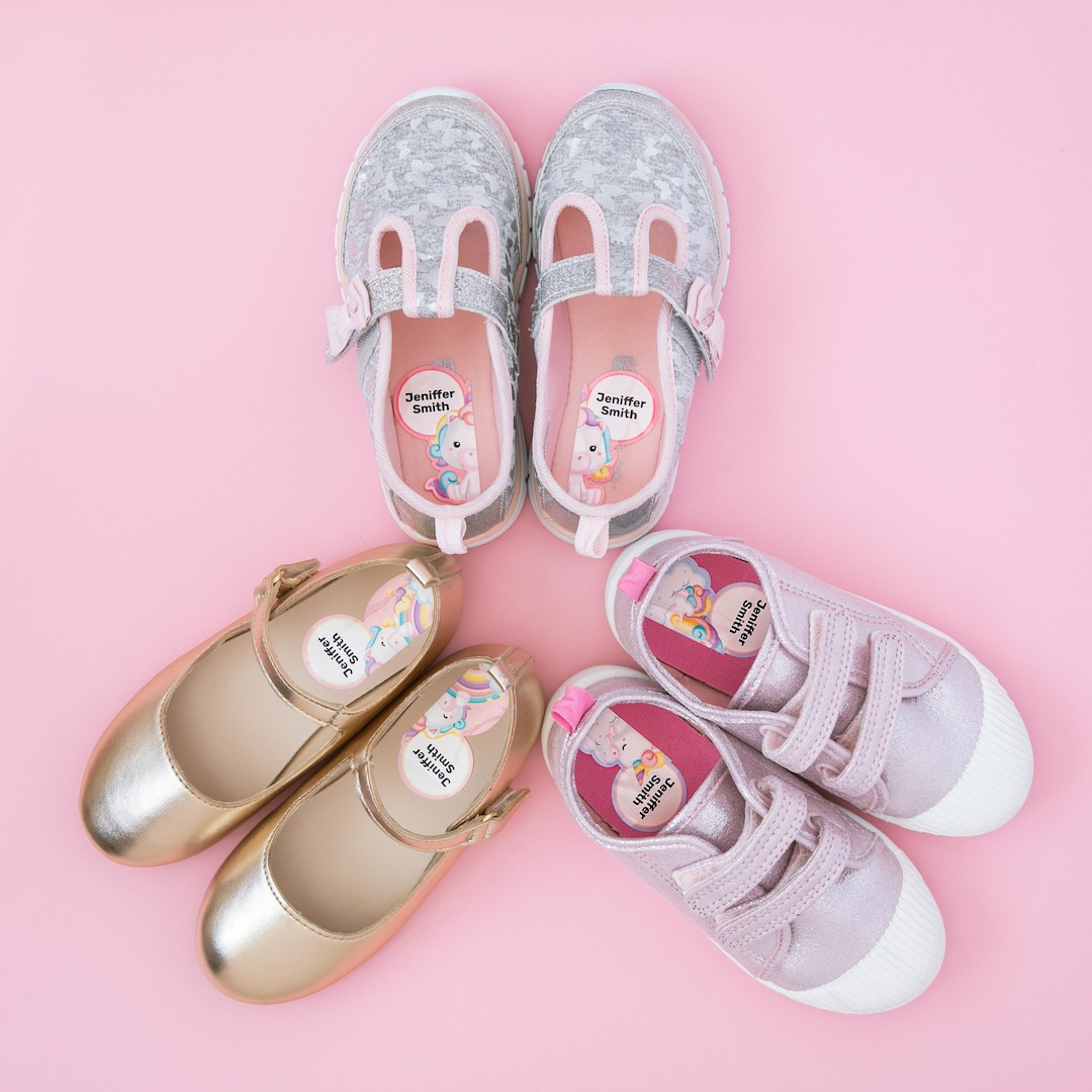 Unicorn Shoe Labels|waterproof Name Labels|daycare Labels|school Labels ...