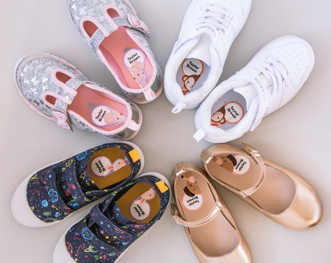 20 Shoe Labels 10 Left, 10 Right Waterproof and Fade Resistant Labels ...