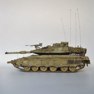 Main Battle Tank IDF Merkava Mk.iv With Trophy. Military Model Series 1 ...