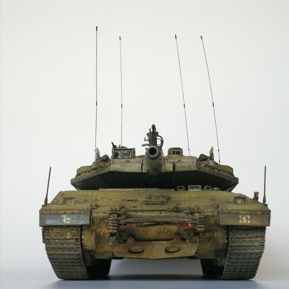 Main Battle Tank IDF Merkava Mk.iv With Trophy. Military Model Series 1 ...