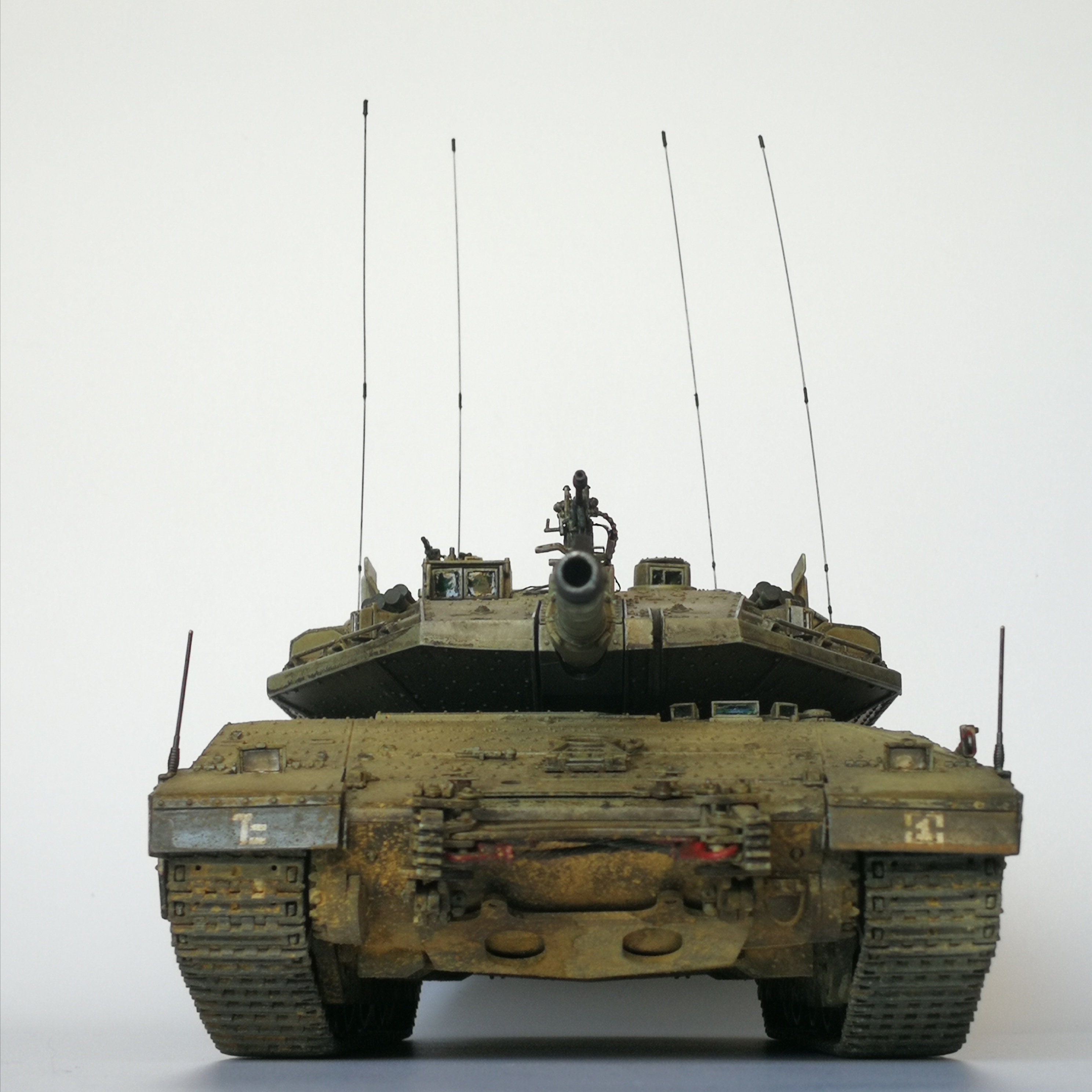 Main Battle Tank IDF Merkava Mk.iv With Trophy. Military Model Series 1 ...