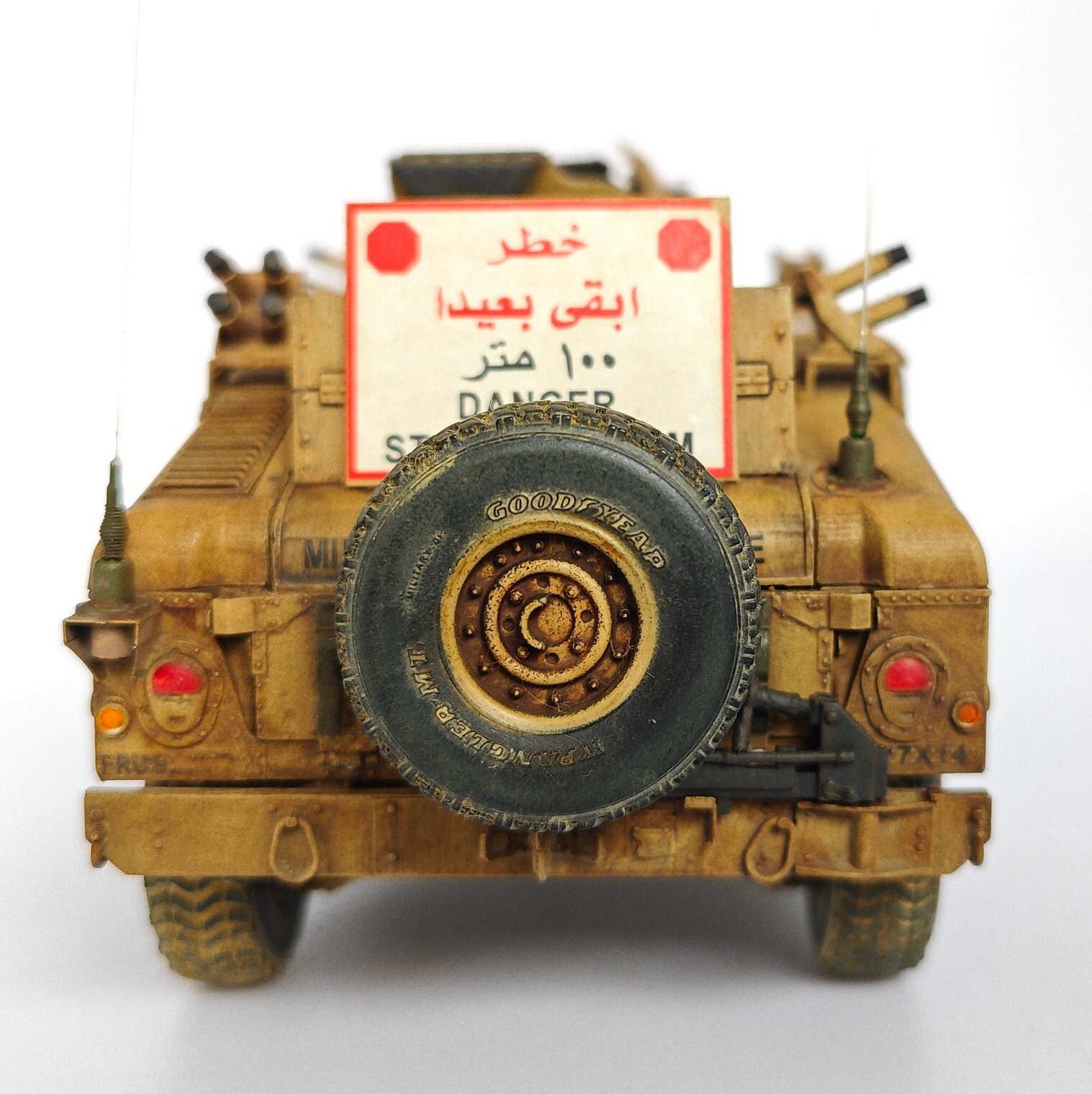 US Army High Mobility Multipurpose Wheeled Vehicle M1114 Humvee. Military Model Series 1:35 ...