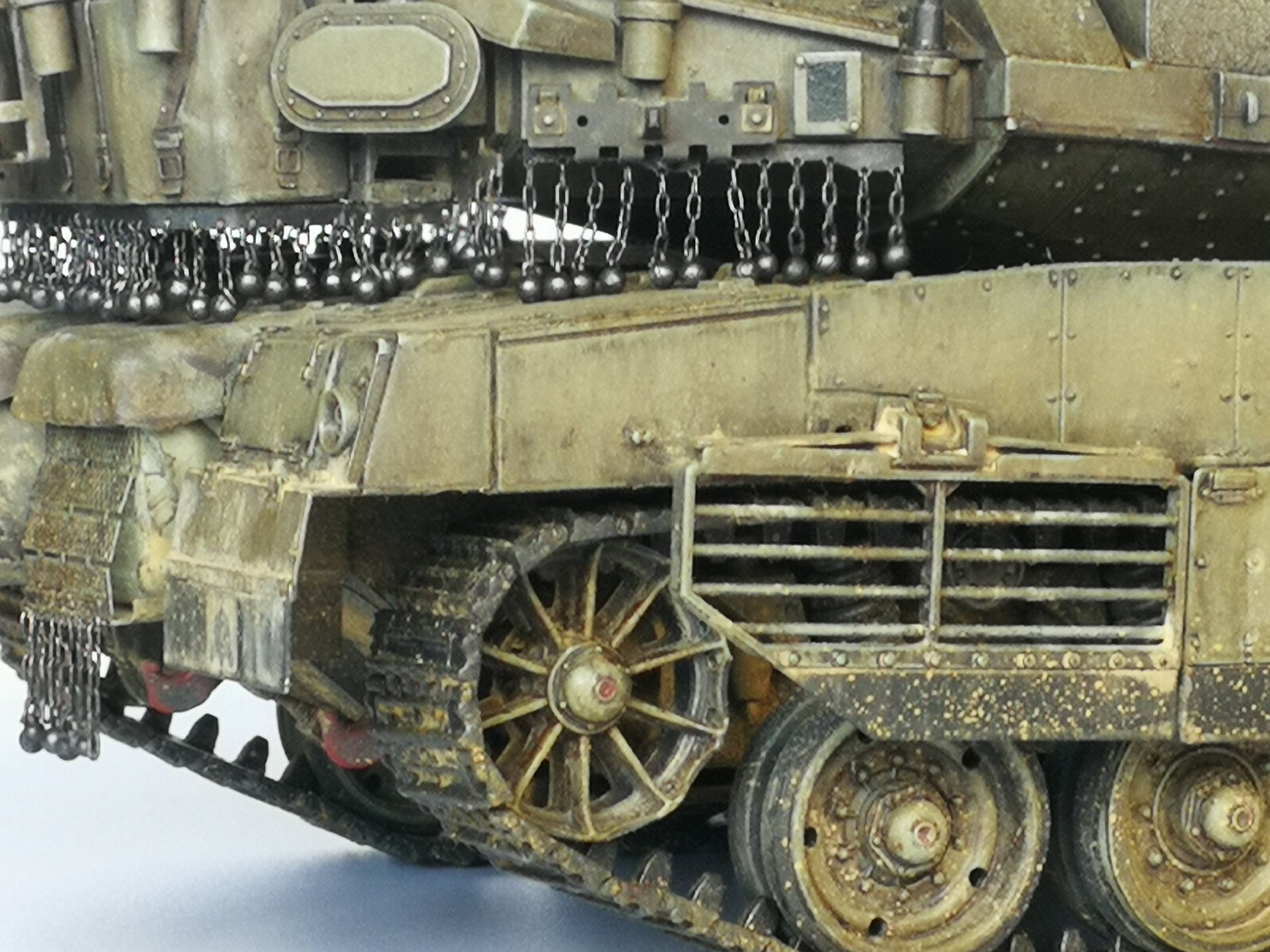 Main Battle Tank IDF Merkava Mk.iv With Trophy. Military Model Series 1 ...