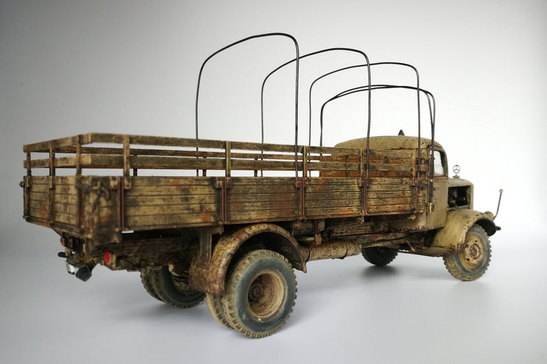 German Truck Mercedes-benz L4500 A in Service in the Kingdom - Etsy