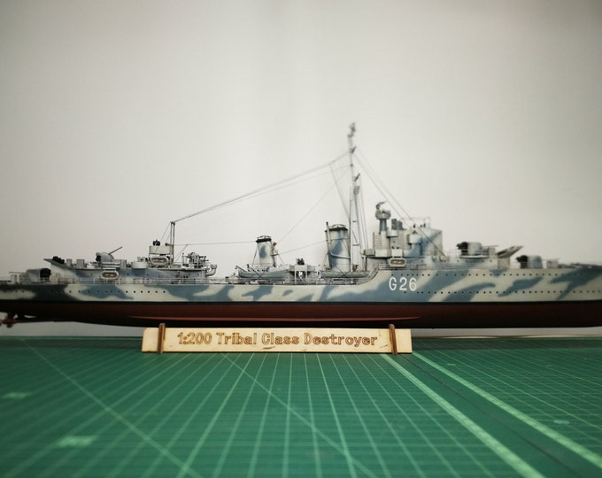 HMS Matabele Tribal-class Destroyer of the Royal Navy. WWII Military ...