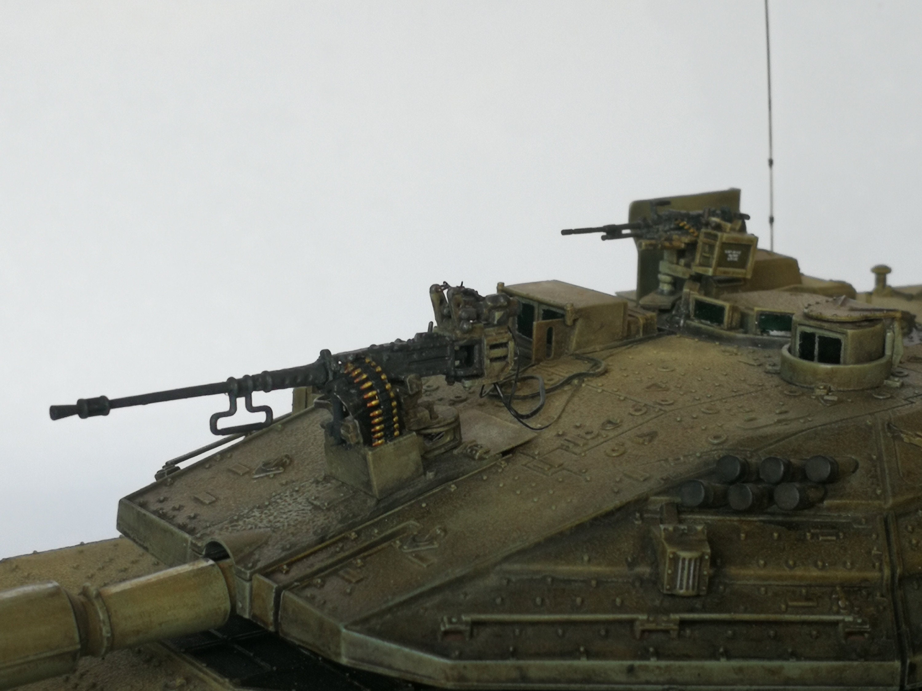 Main Battle Tank IDF Merkava Mk.iv With Trophy. Military Model Series 1 ...