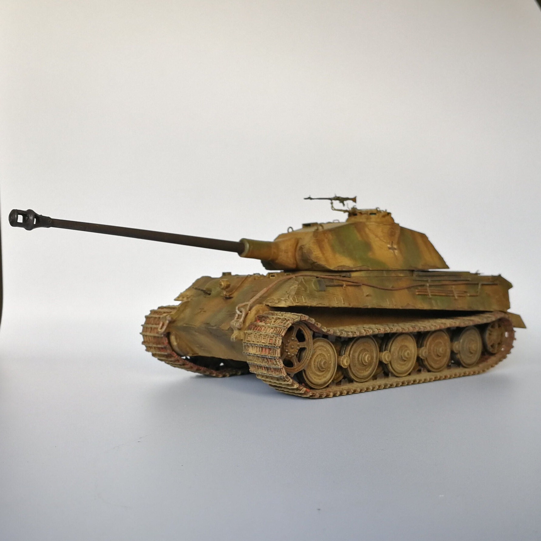 German Tank Sd.kfz.182 King Tiger porsche Turret With Zimmerit. WWII ...