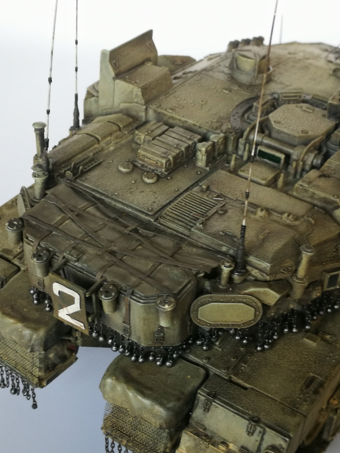 Main Battle Tank IDF Merkava Mk.iv With Trophy. Military Model Series 1 ...